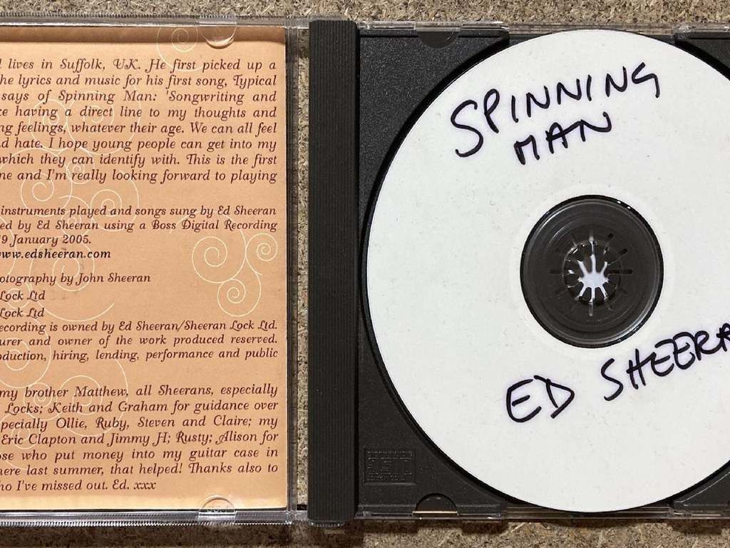 Ed Sheeran’s first-ever demo album written aged 13…