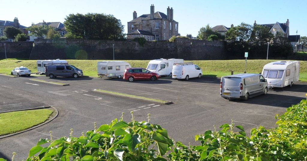 Travellers set up illegal camp at Scots leisure centre…