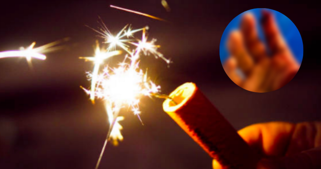 Dublin teen shares bloody picture after finger blasted…