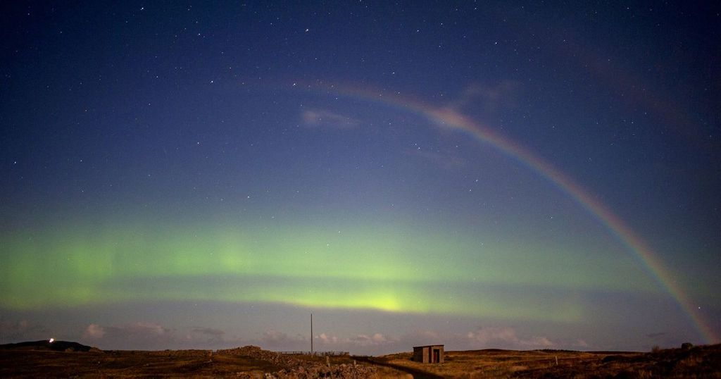 Amazing double moonbow captured on camera in the…