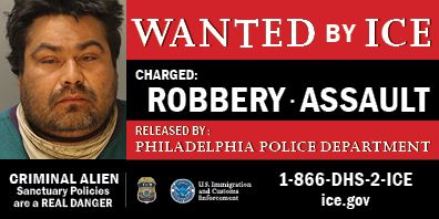 ICE has placed "wanted" posters for immigrants on…