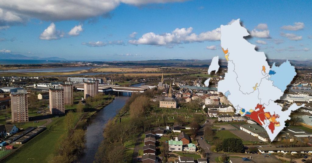 New map reveals areas of Irvine and Kilwinning with…
