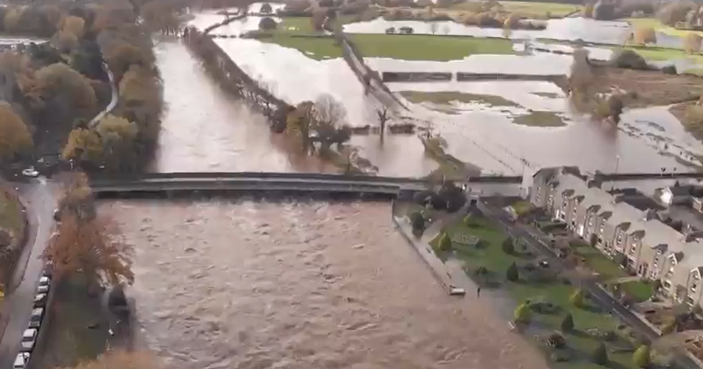 Dramatic drone footage shows sheer scale of Otley…