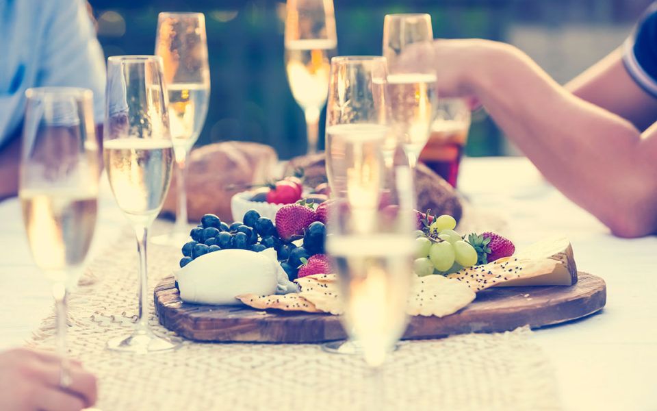 Best food matches for Sparkling wine