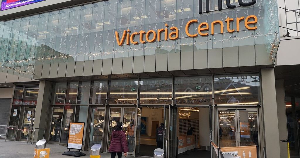 How Nottingham's Victoria Centre looks during second…