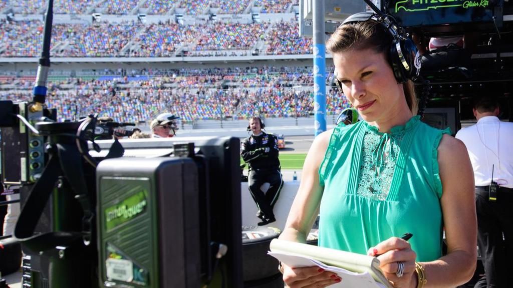 Veteran Nascar Reporter Makes History As First Female…