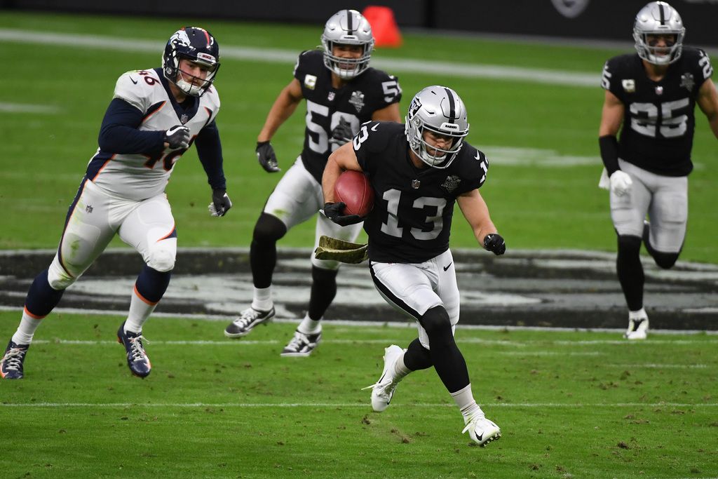 Raiders OC Greg Olson credits Hunter Renfrow’s…
