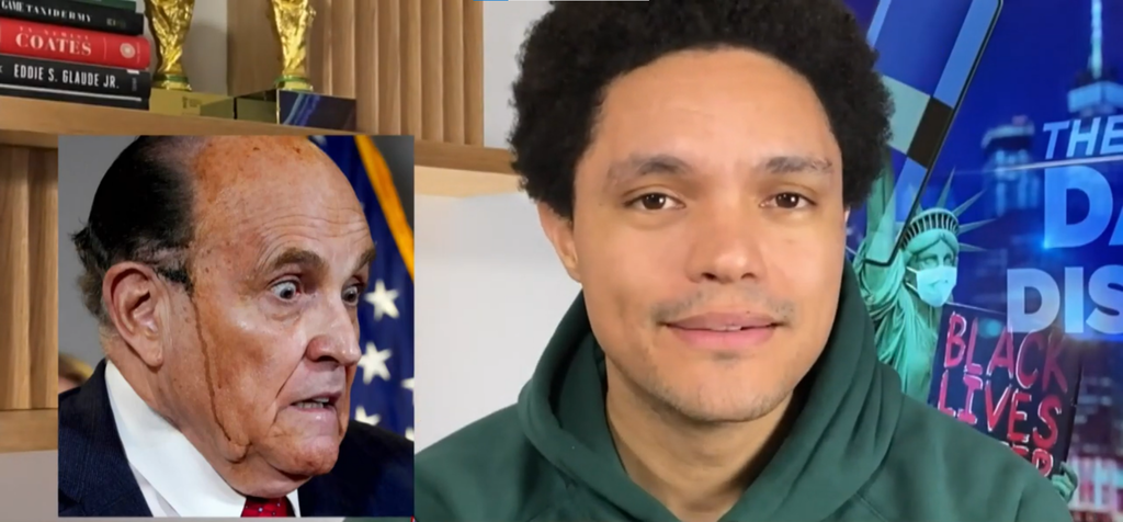 Trevor Noah ripped right into Rudy Giuliani's "crying"…