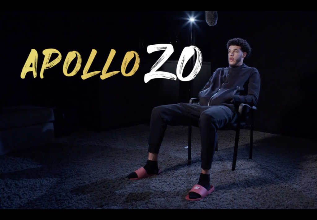 Lonzo Ball introduces new apparel line, ApolloZo, on…