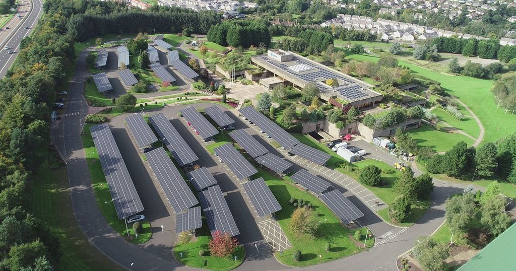 Perth employer Aviva unveils solar panel project