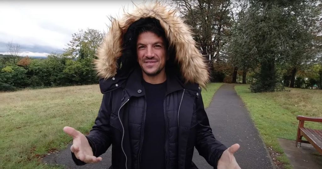 Peter Andre's 'first time in the papers' was over…