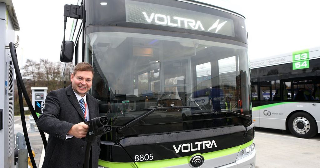 All electric 'bus of the future' picks up its first…