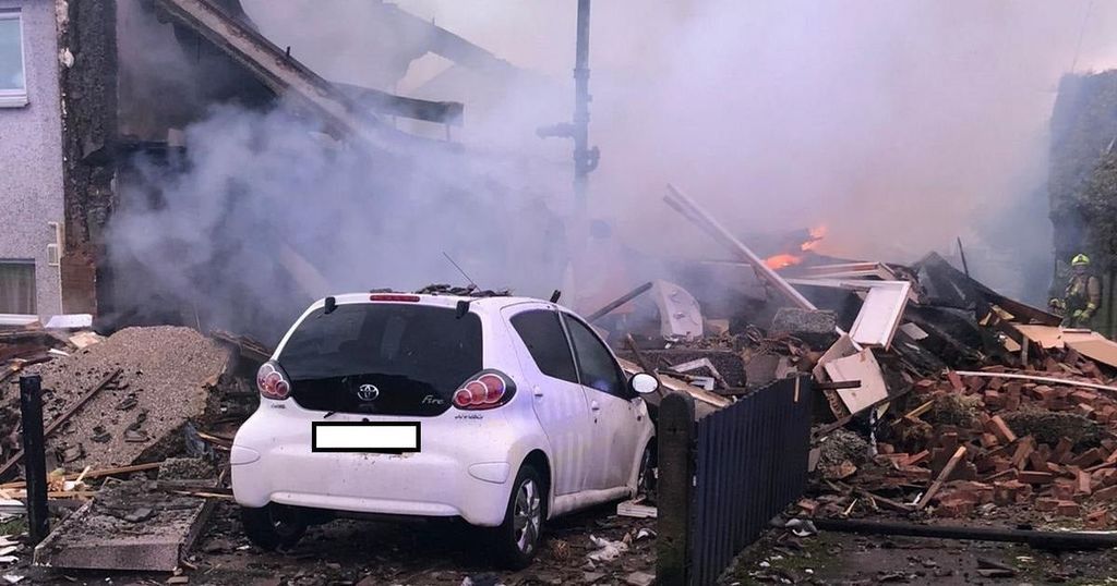 Terrifying explosion turns family home into 'rubble'…