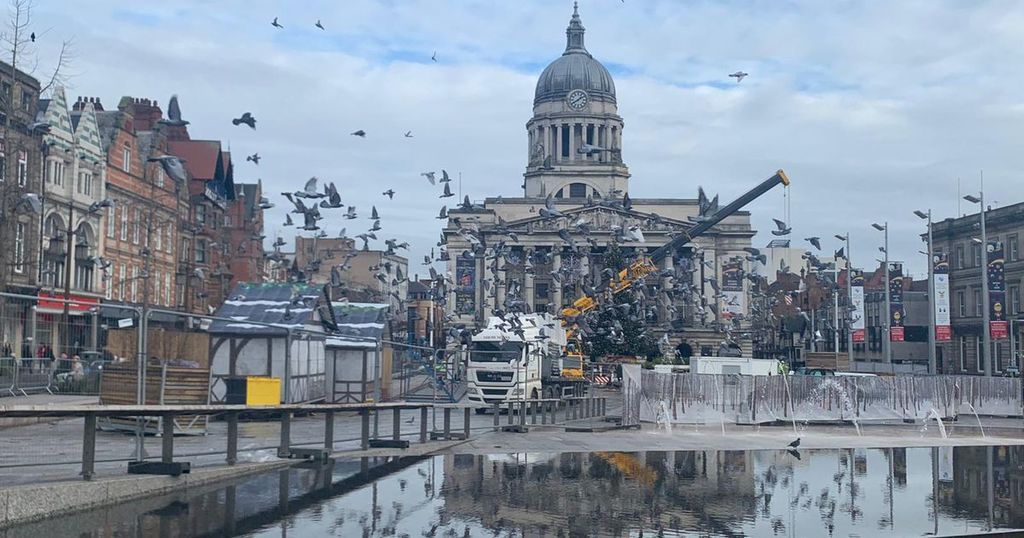Nottingham Christmas Market nearly gone as big wheel…