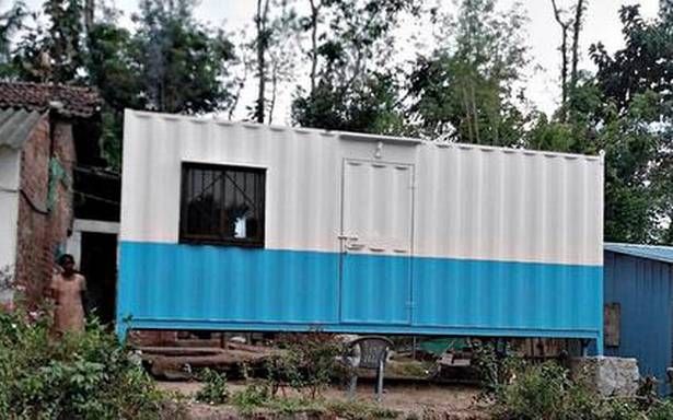 ‘Container homes’ for the flood-affected