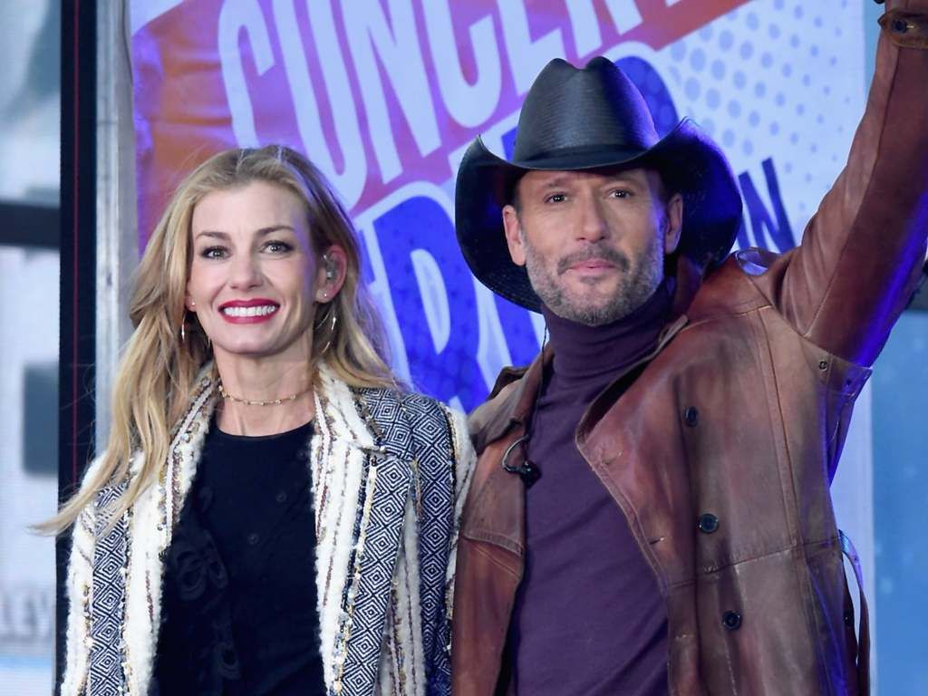 Tim McGraw and Faith Hill’s ridiculously tall…