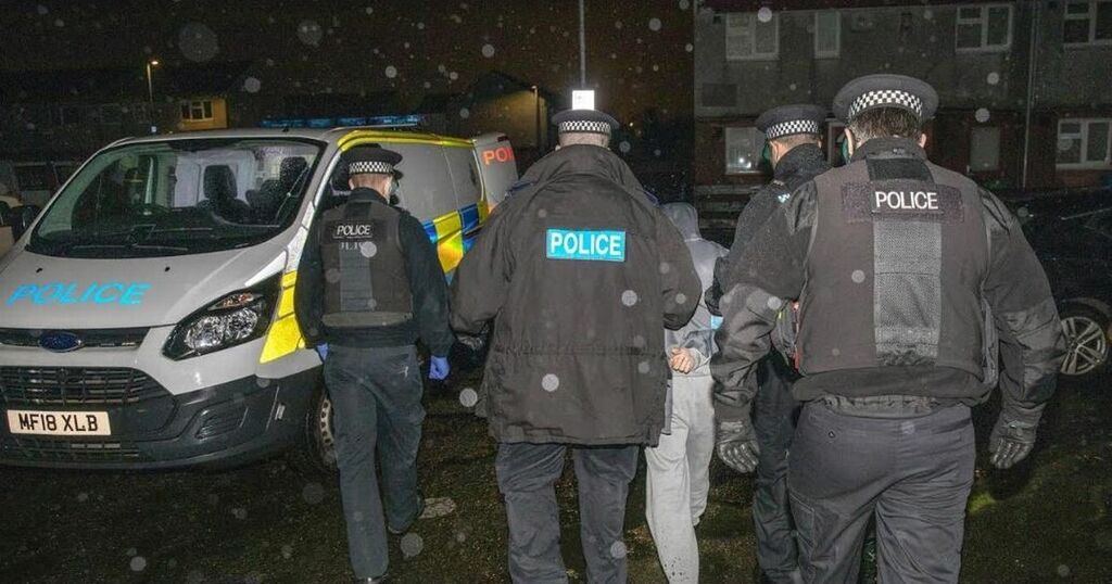 Three arrested in dawn police raids after drive-by…