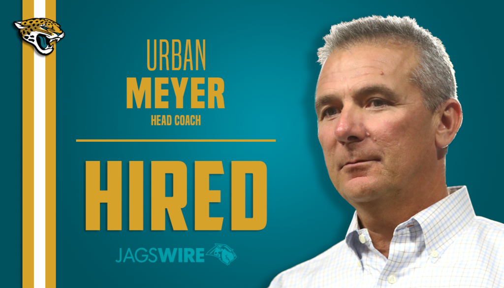 Jags officially name Urban Meyer their new HC