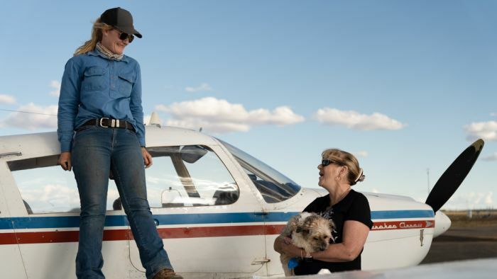 Meet the young Aussie vet who flies across the outback…