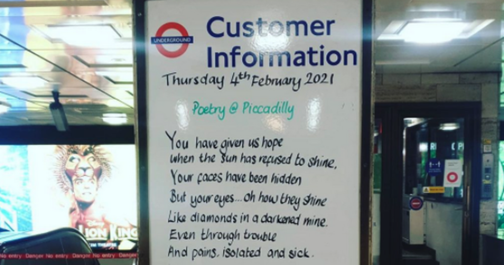 Glasgow student's beautiful poem to frontline workers…