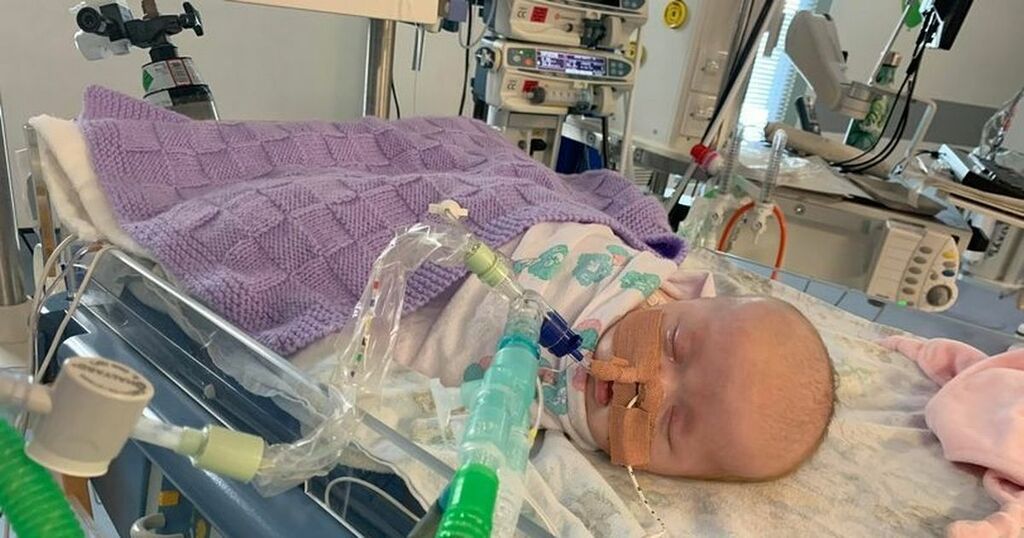 Mum of baby born with heart on wrong side of body…
