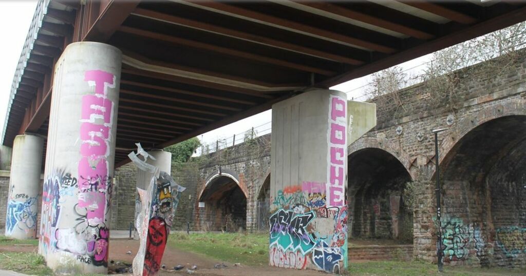 Graffiti covered Bristol rail viaduct to be…