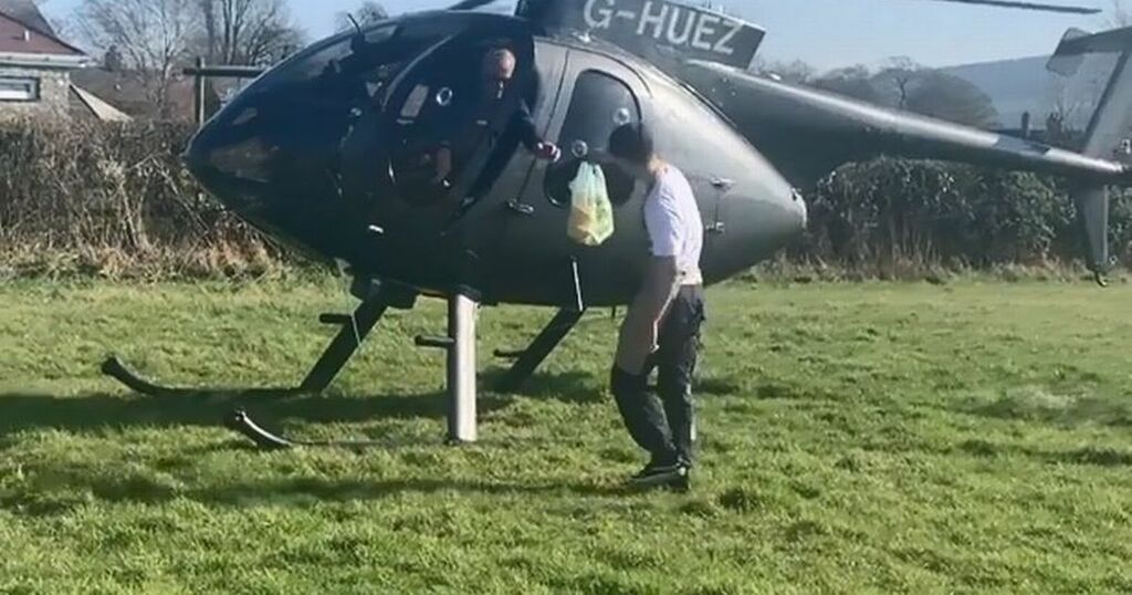 Police looking into helicopter trip to pick up roast…