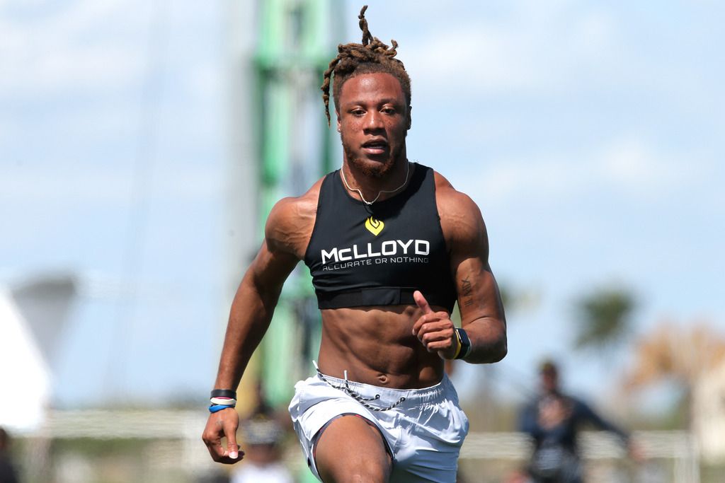 WATCH: Eric Stokes runs another blazing 40-yard dash…