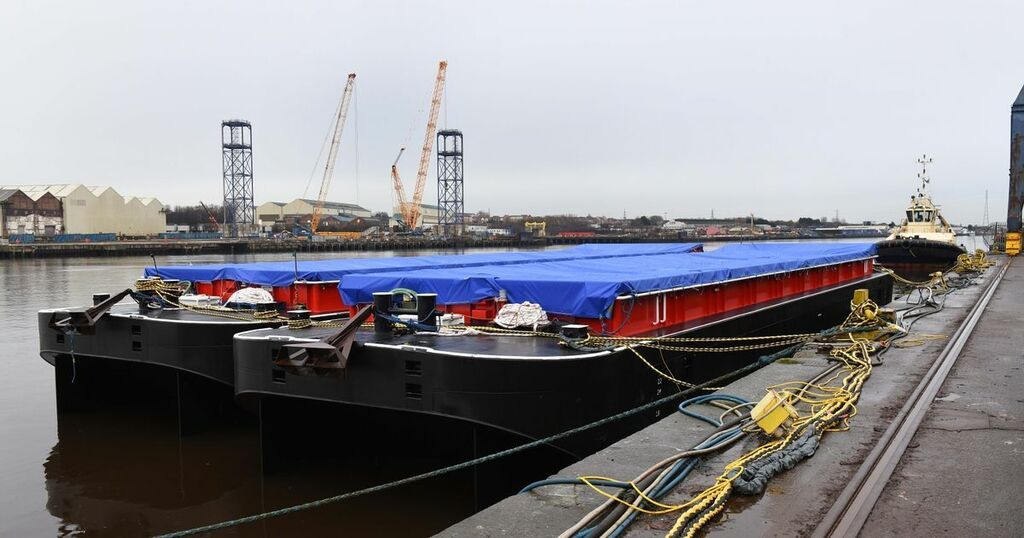 A&P Tyne delivers three Thames barges as part of…