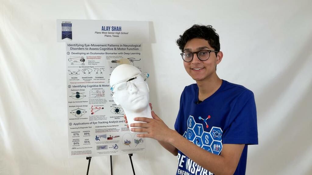 This High School Student Invented An Eye-Tracking Test…