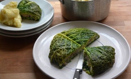 Rachel Roddy’s cabbage and sausage cake recipe