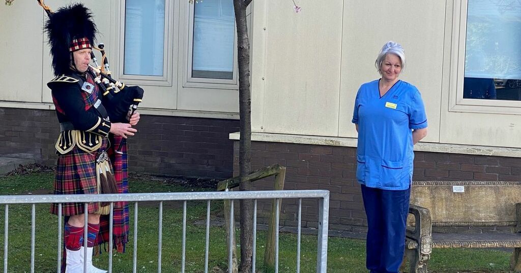 Emotional farewell for popular nurse as she retires…