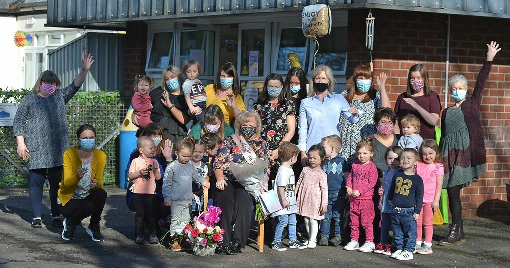 Children and staff pay fond farewell to Alexandria…