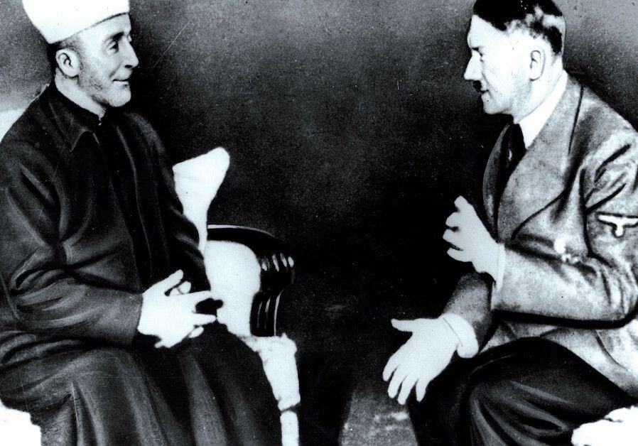 Grand Mufti, leaders in photo with Nazi officials at…