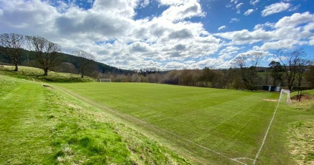 Historic Northumberland football ground near Cragside…