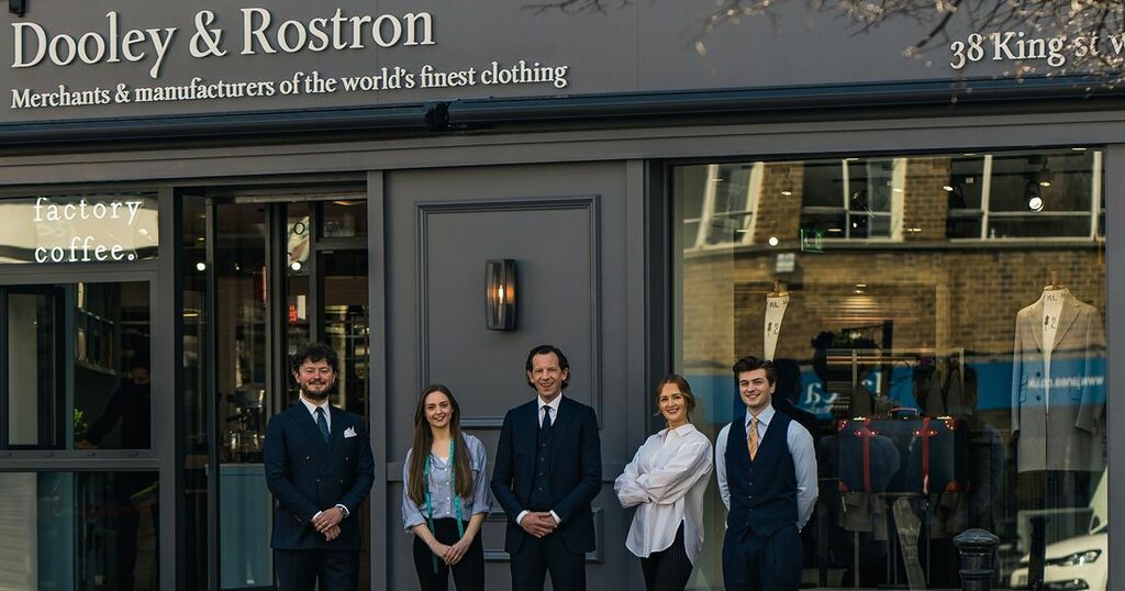 'Luxury' tailor Dooley and Rostron opens new flagship…