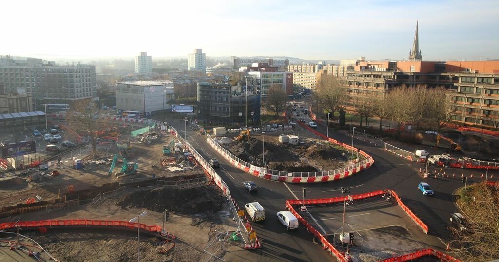 Bristol Temple Circus roadworks scheme shortlisted for…