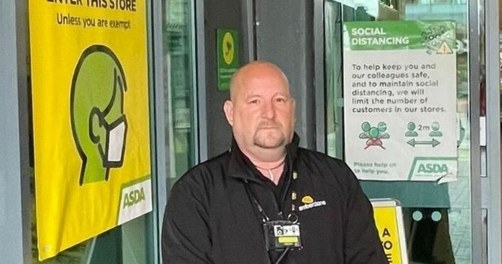 Asda security guard goes viral after reaction to…