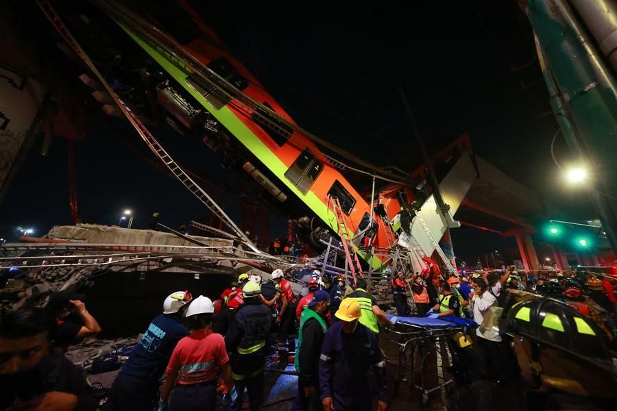 At Least 20 Dead After Metro Rail Overpass Collapses…