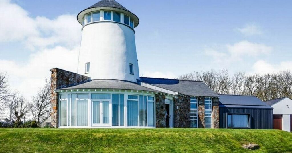 The former windmill that's now a four-bedroom home…