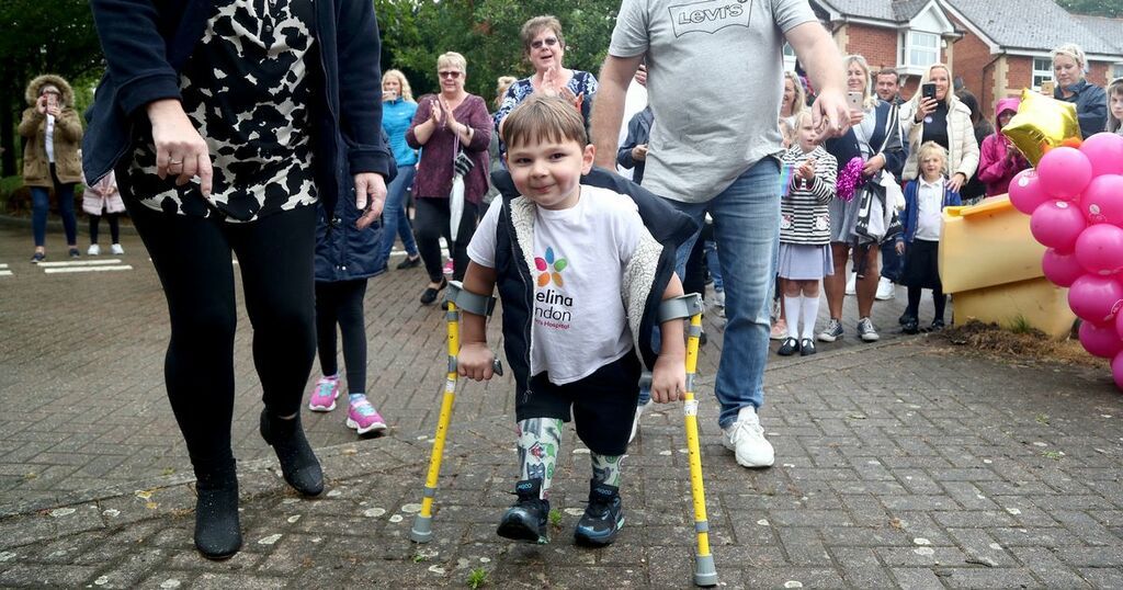 Boy, 6, who had to have legs amputated after horrific…