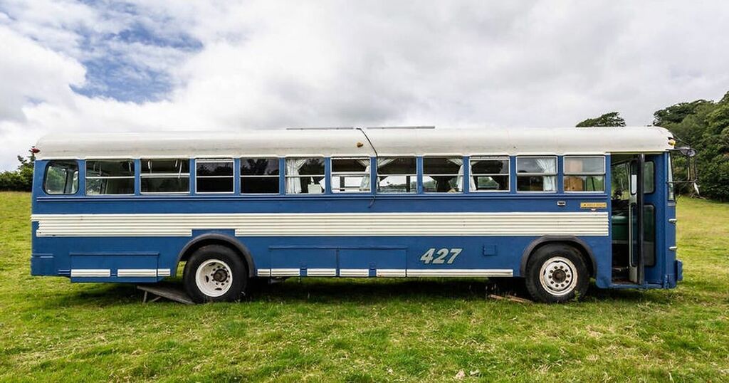 Converted 1970s school bus transformed into quirky…