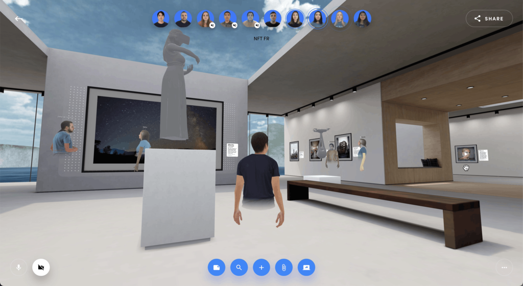 Spatial is bringing VR hangouts and NFT galleries to…