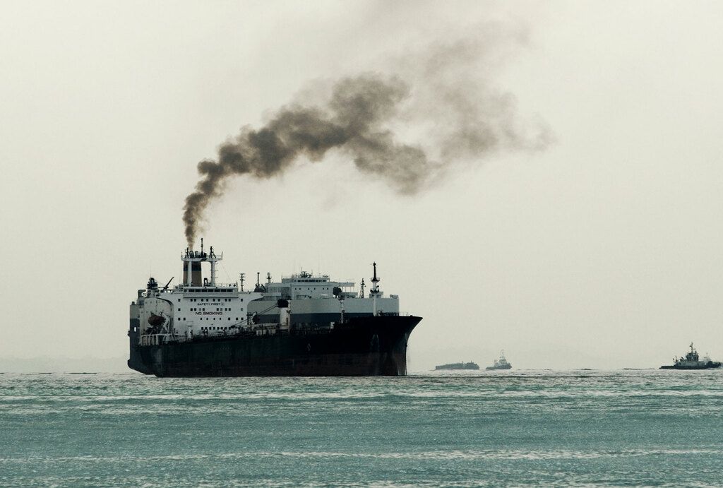 How cargo ships dump pollution into seas