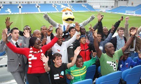 Using football to kick about a message on Aids