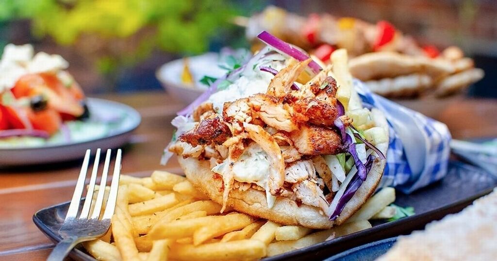 New street food van serving authentic Greek dishes…