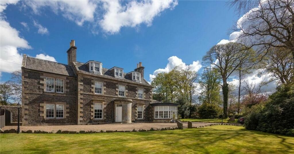 Stunning Ayrshire five-bed Georgian mansion is a real…