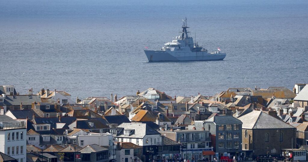 G7 Summit ring of steel in Cornwall with Navy…