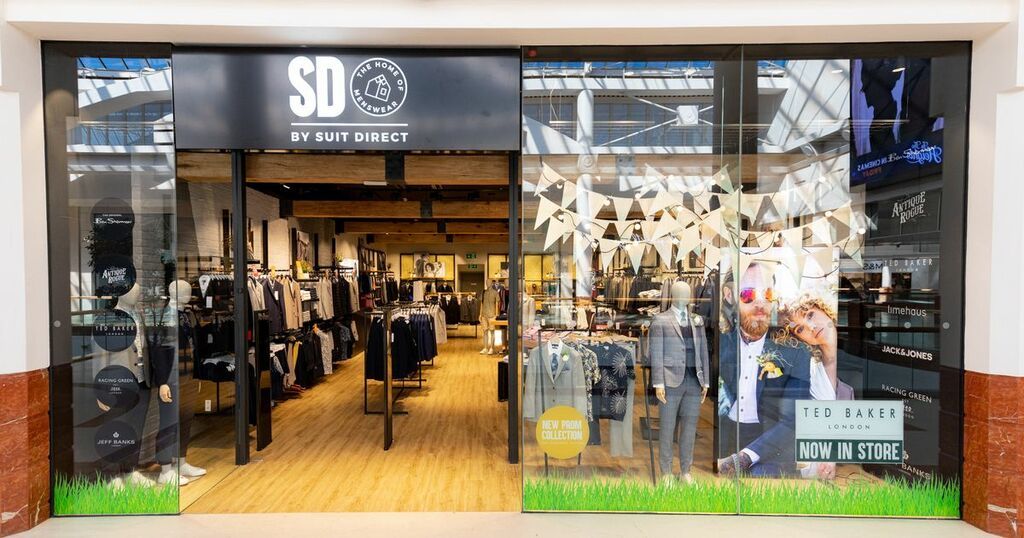 Men's formalwear chain Suit Direct opens at Merry Hill
