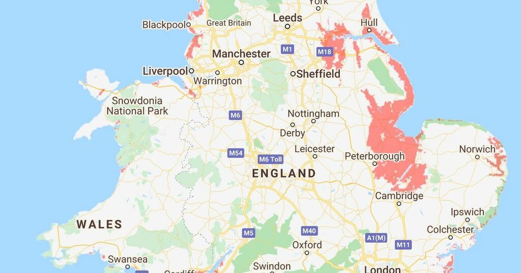 New map of UK in 2050 predicts British seasides…